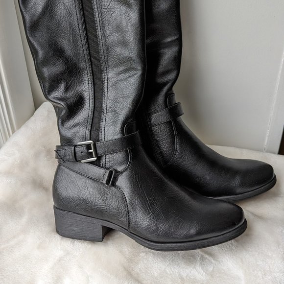 croft & barrow | Shoes | Croft Barrow Knee High Boots Black Size 1 ...